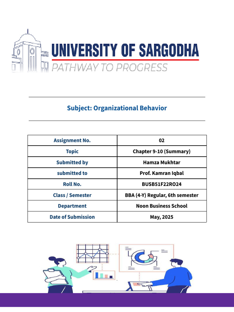 OB Assignment, Hamza Mukhtar | PDF | Decision Making | Group Cohesiveness