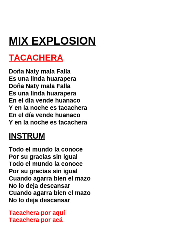 Mix Explosion | PDF