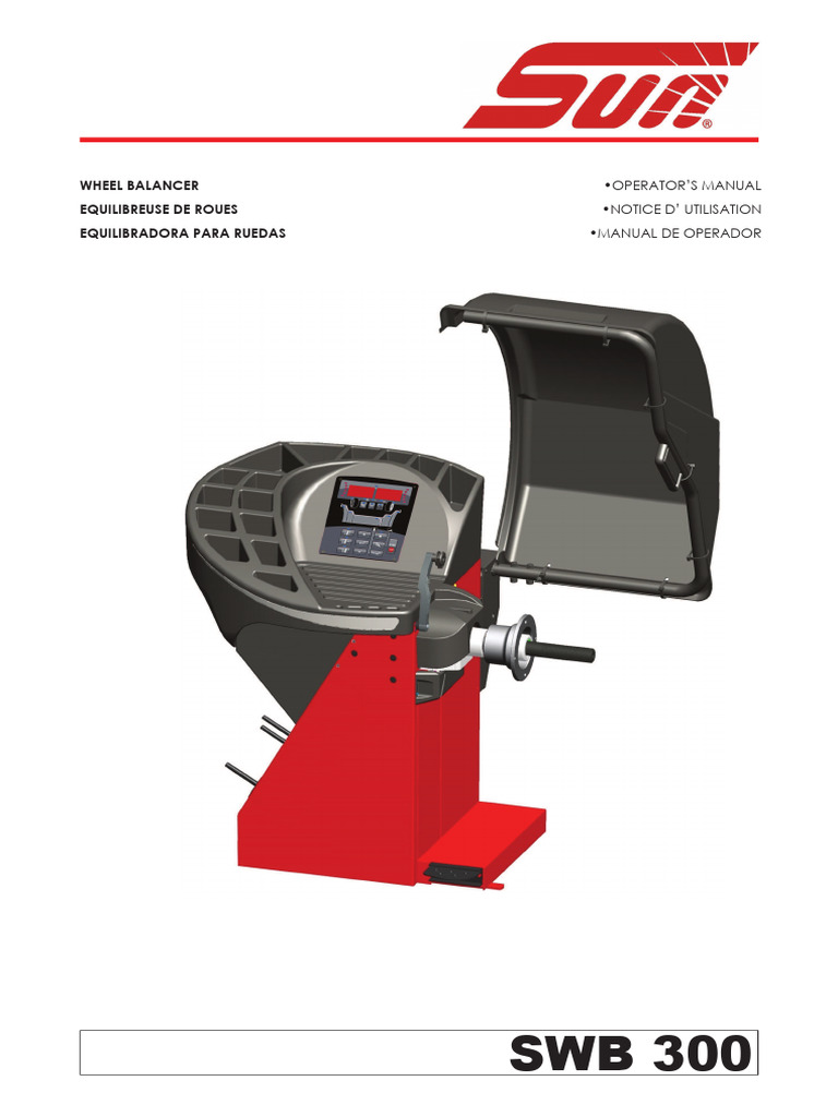 Sun SWB300 LWheel Balancer User Manual | PDF