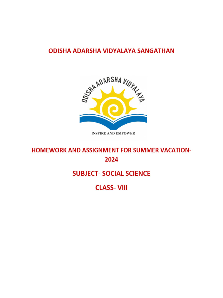 Class Viii SST | PDF