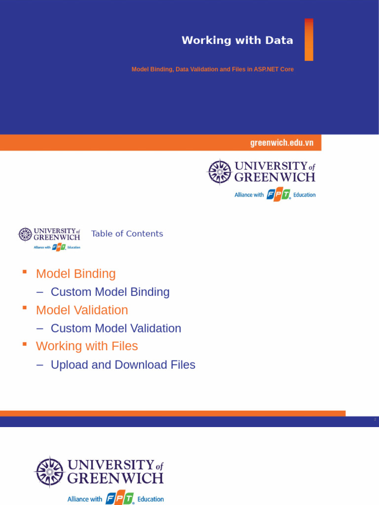 Csharp Asp Net Core Working With Data Pdf Parameter Computer Programming Computer File 5183