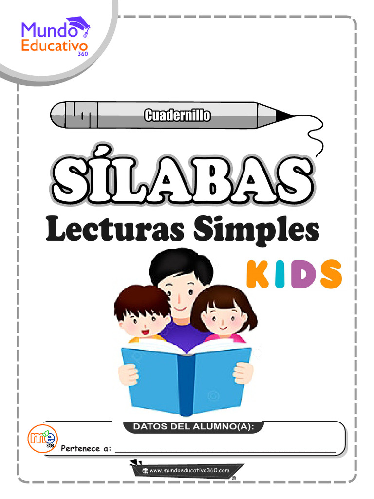 Fichas Sílabas Lecturas Simples Me360 | PDF