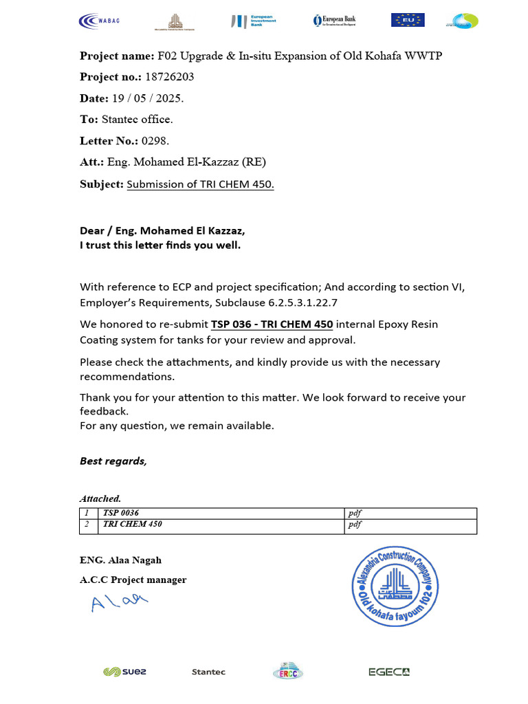 Waac-Stn-0298-L - TSP 0036 - Trichem 450 | PDF