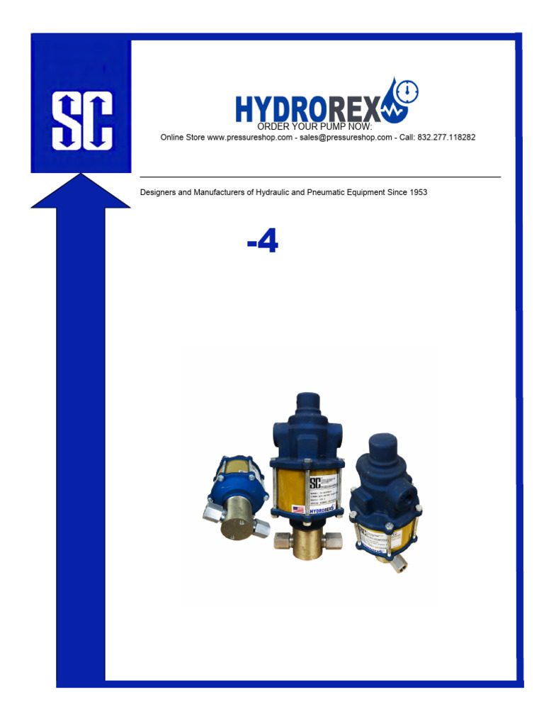 SC Hydraulic Pumps 10 4 Series PDF Catalog | PDF | Pump | Valve