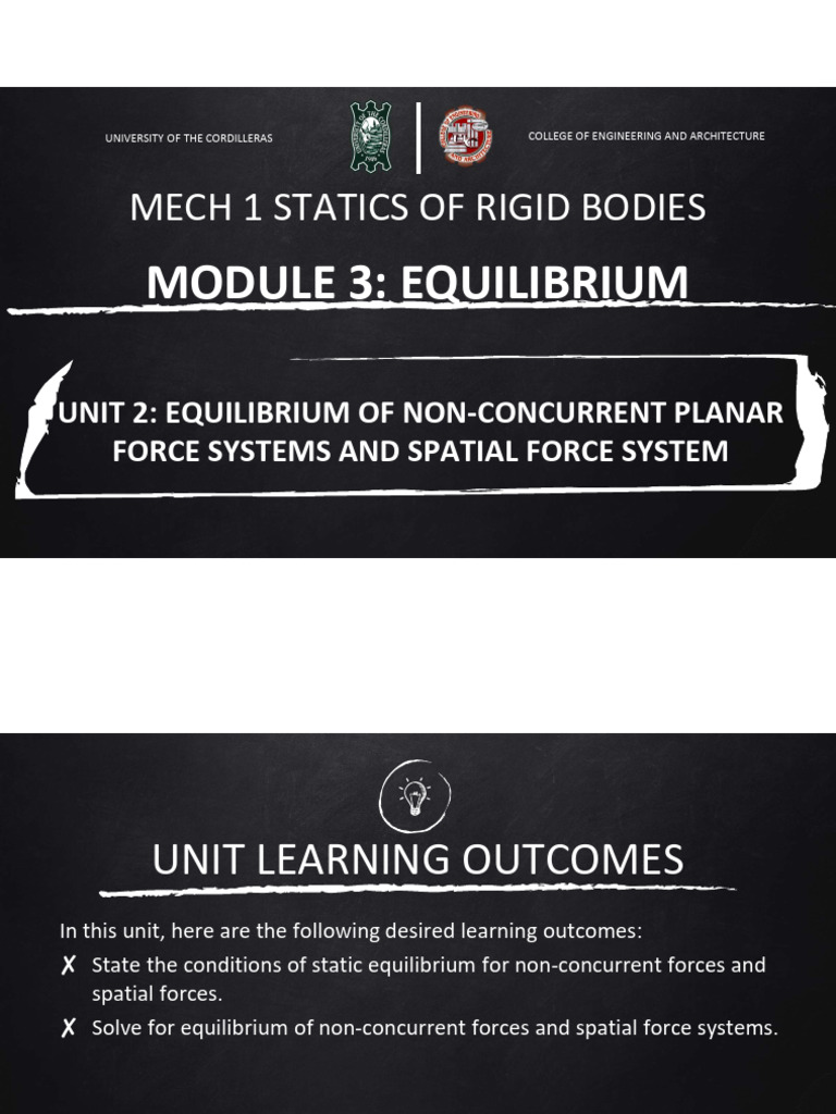 Equilibrium of Non-Concurrent Forces | PDF | Force | Truss