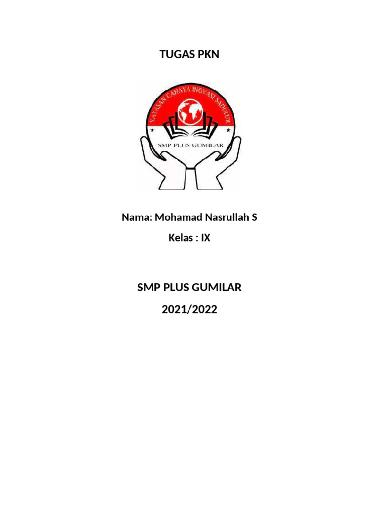 Tugas PKN Mnasrul S | PDF