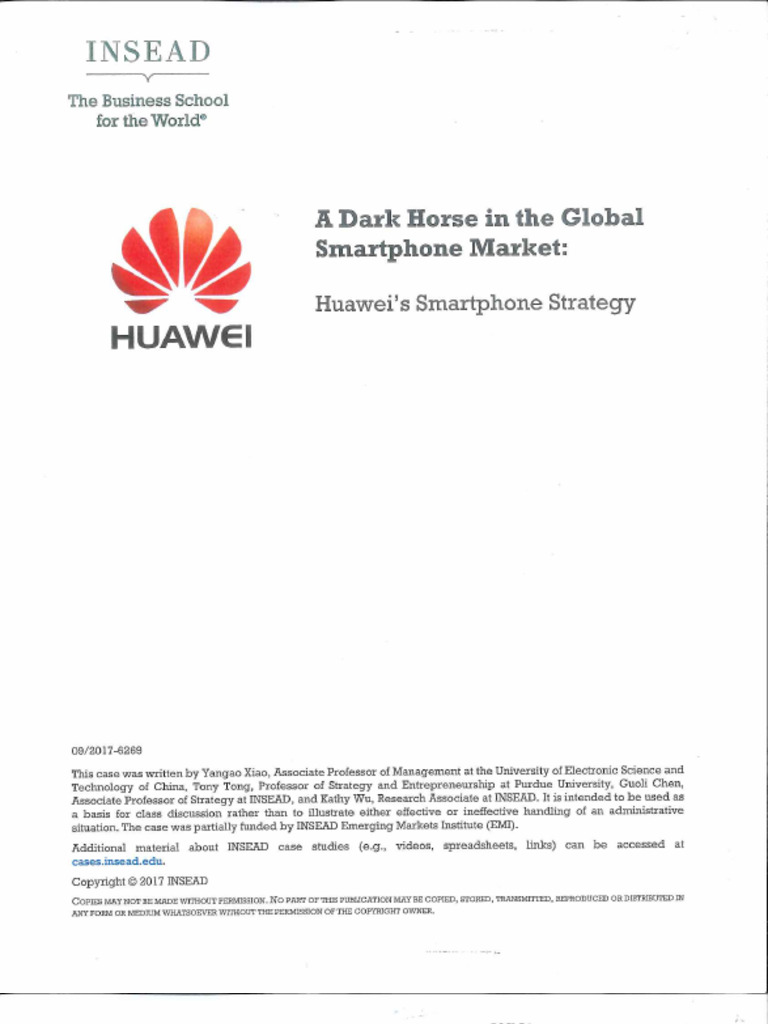 Harvard Business Review Huawei Strategy | PDF