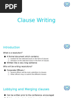 Preambulatory and Operative Clauses | PDF | Clause