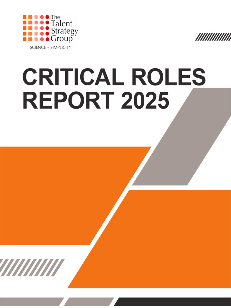 Critical Roles Report 2025 | PDF | Competitive Advantage | Economies