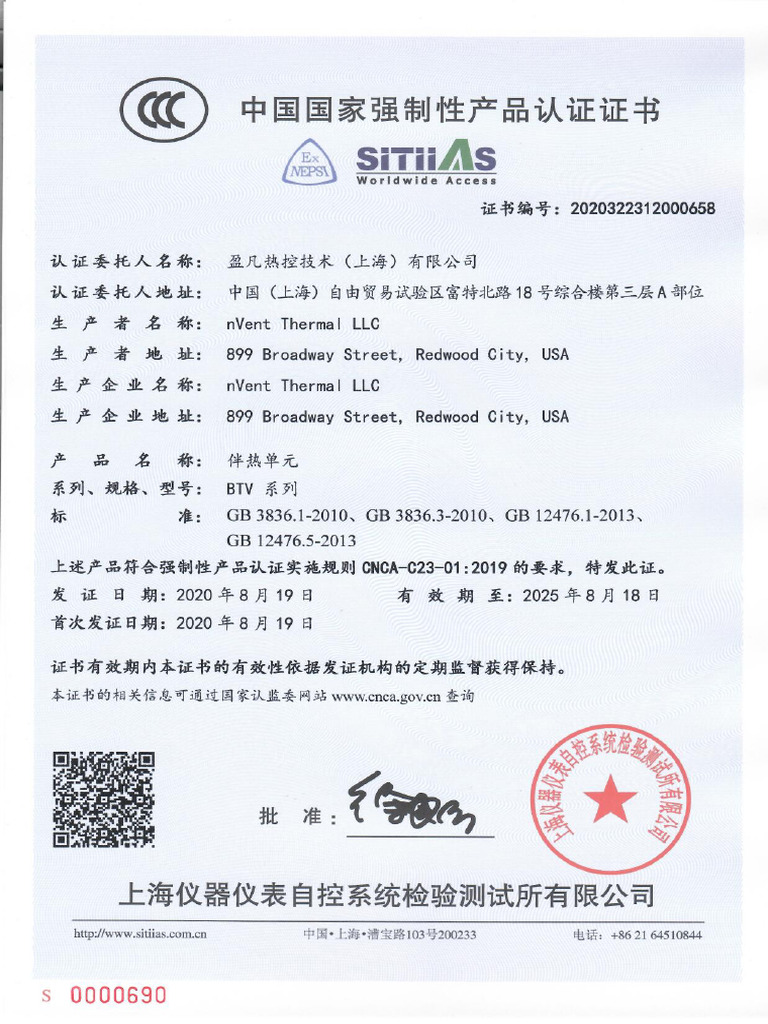 BTV CCC Certificate | PDF