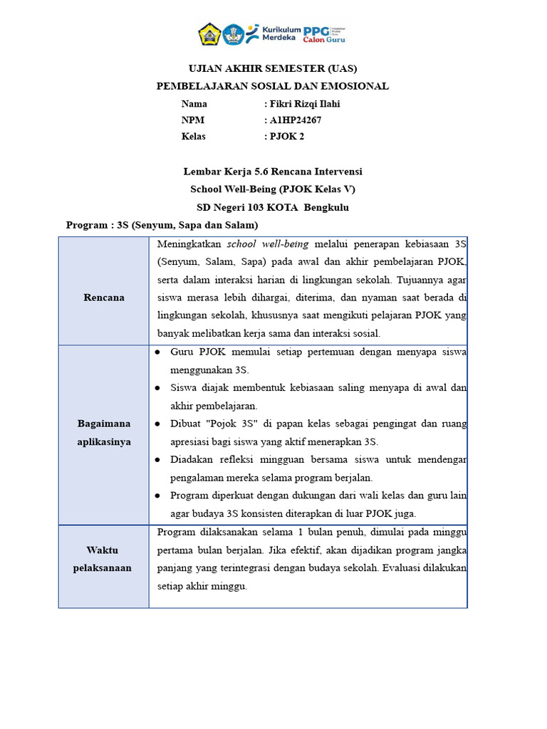 UAS PSE Fikri Rizqi Ilahi | PDF