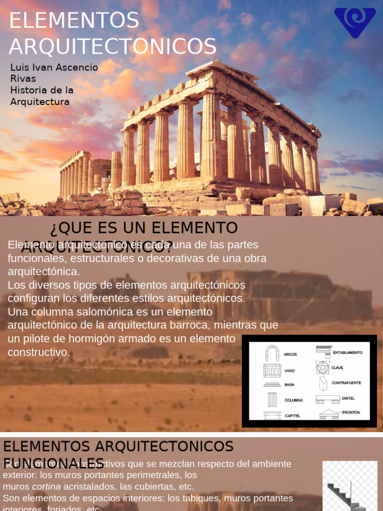 Elementos Arquitectonicos | PDF | Elementos arquitectónicos | Diseño arquitectonico