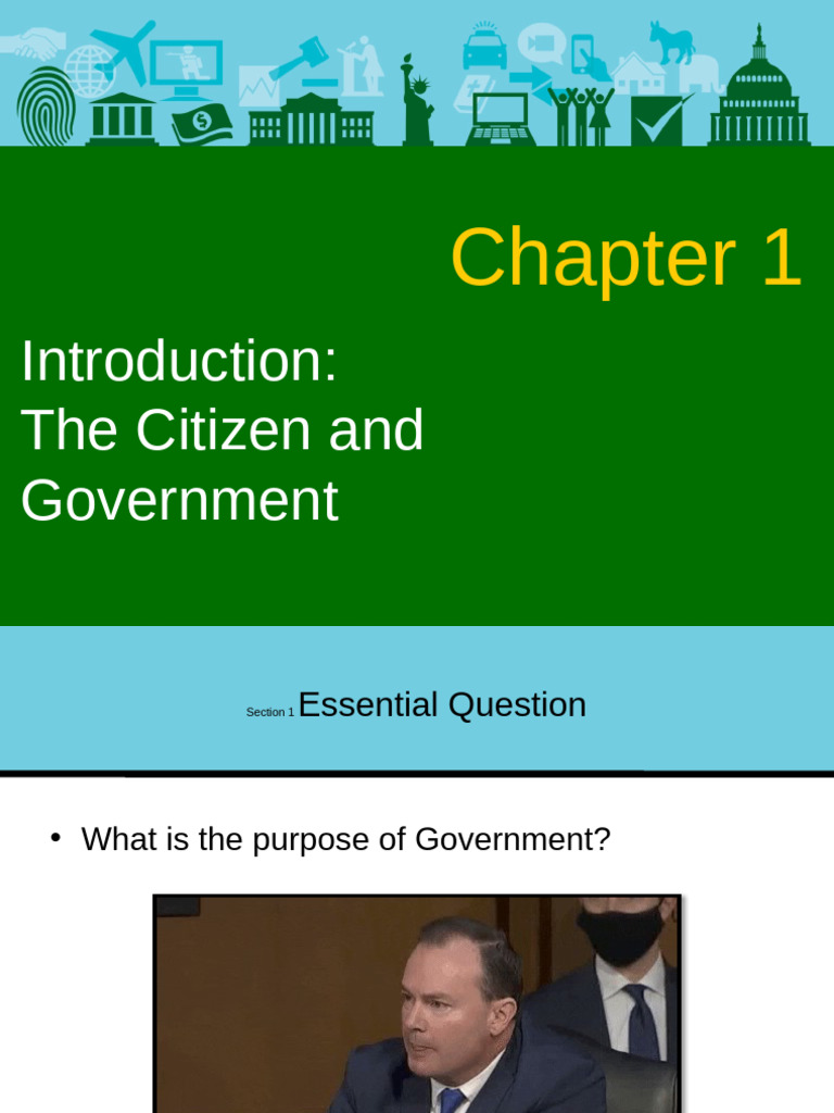 CHAPTER 1 Citizenship and Role of Government | PDF | Democracy ...