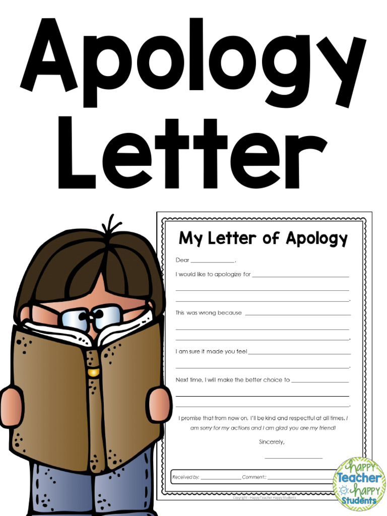 Guided Apology Letter Templates | PDF