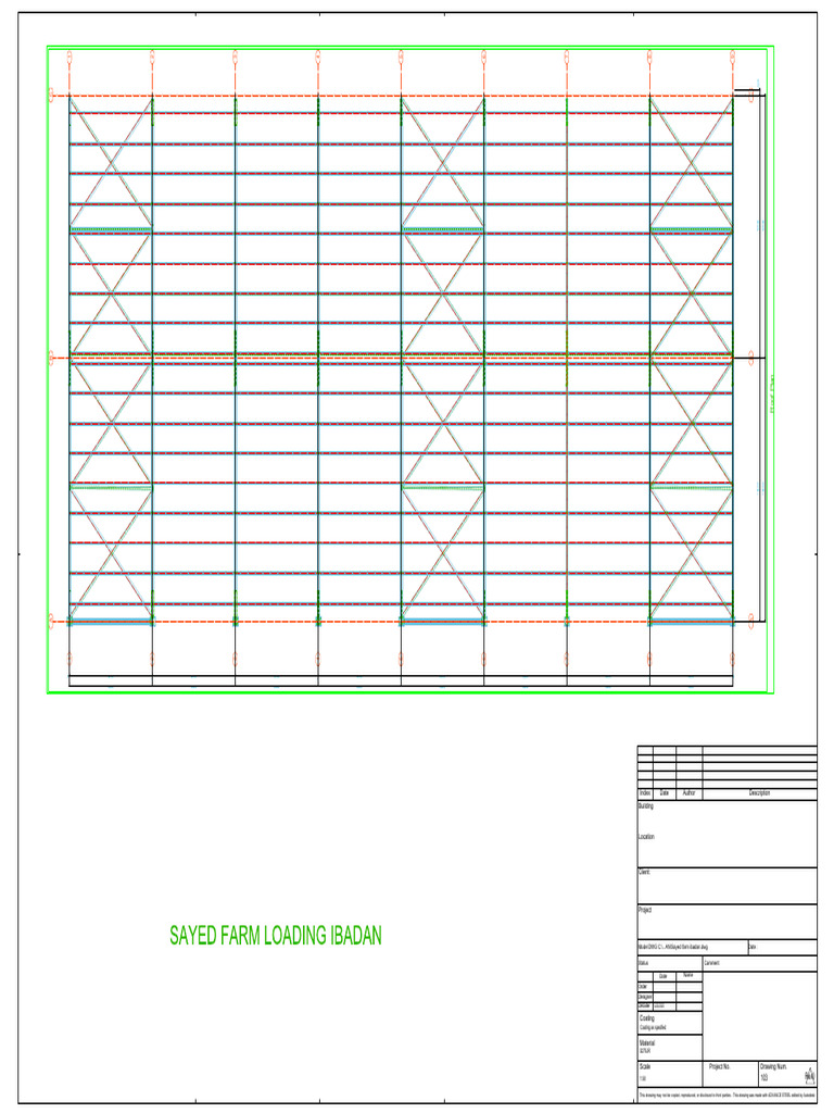 Sayed Farm Loading Bay Drawing | PDF | Autodesk | Computer Aided Design