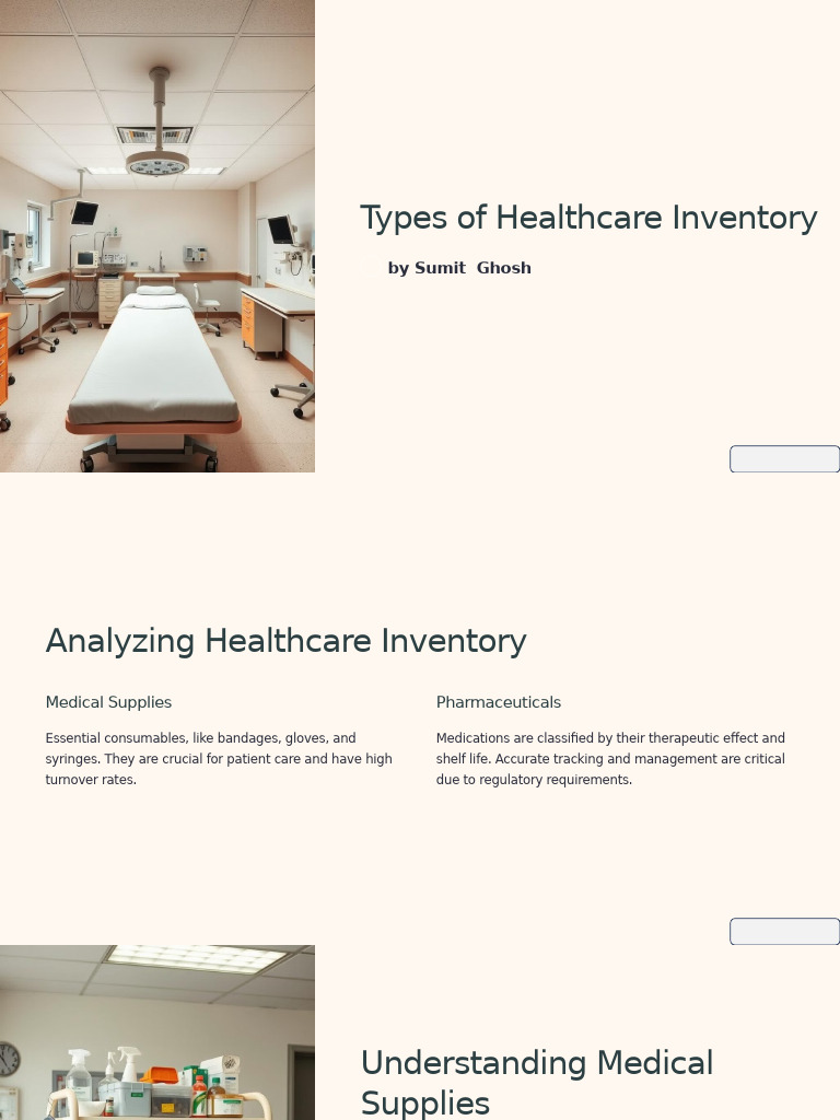 Types of Hospital Inventory Management | PDF