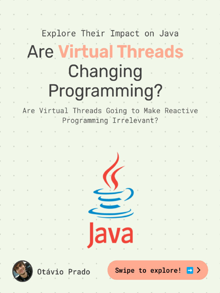 Are Virtual Threads Replacing Reactive Programming ? 1747663116 | PDF