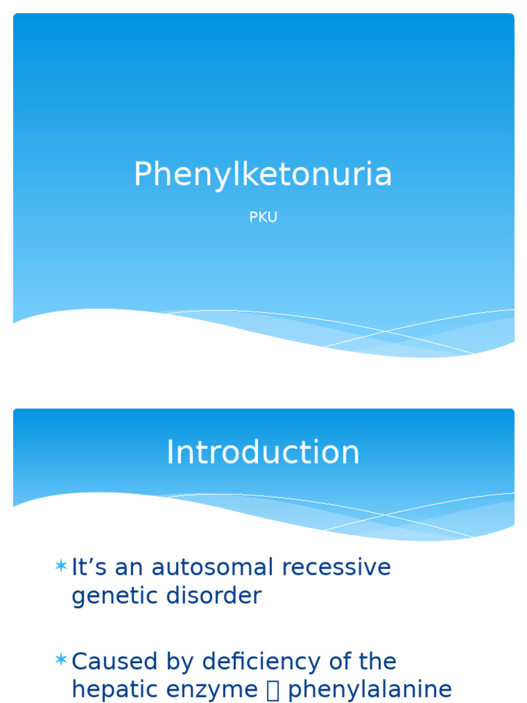 Understanding Phenylketonuria (PKU) | PDF | Phenylalanine | Tyrosine