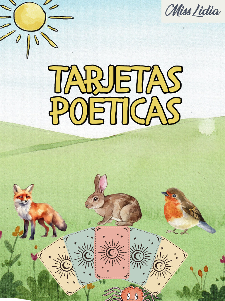 Tarjetas Poéticas para Nivel Inicial | PDF