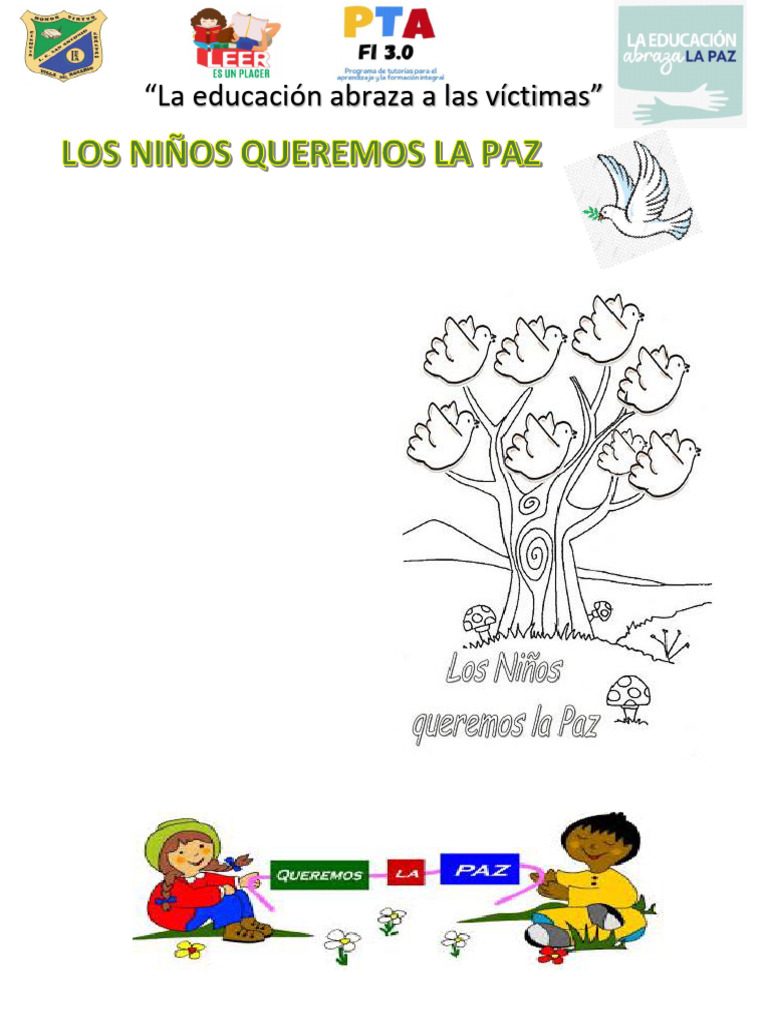 Los niños queremos la paz | PDF
