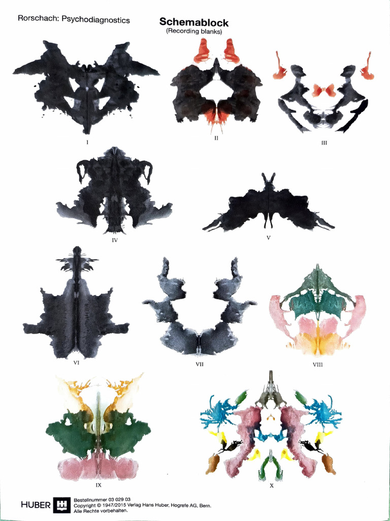 RORSCHACH LOCATION CHART | PDF