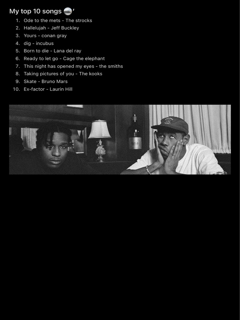 My Top 10 Songs ?' | PDF