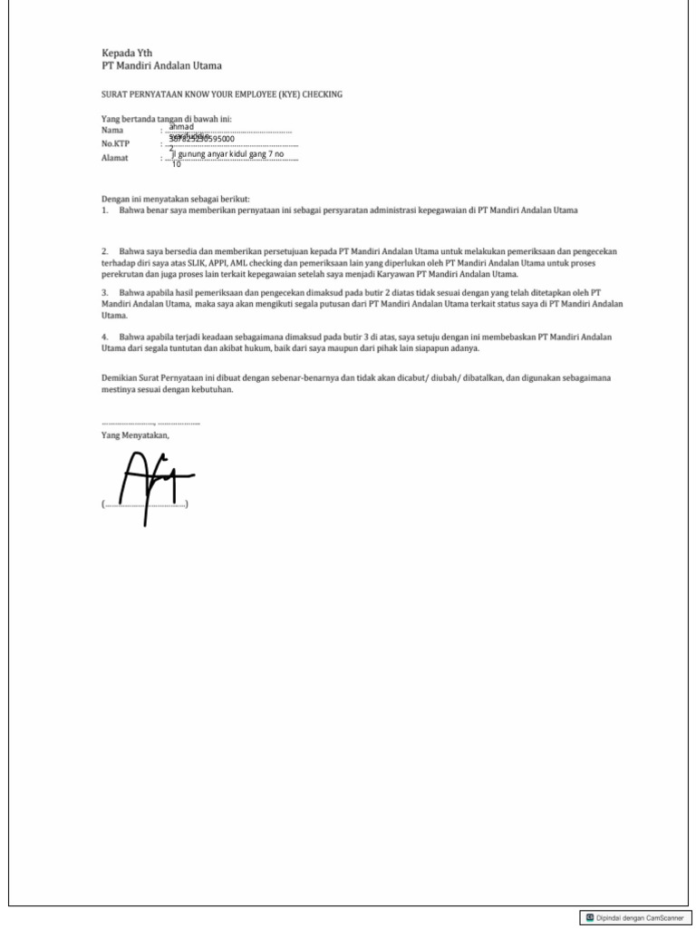 Ahmad Syarifuddin: JL Gunung Anyar Kidul Gang 7 No 10 | PDF