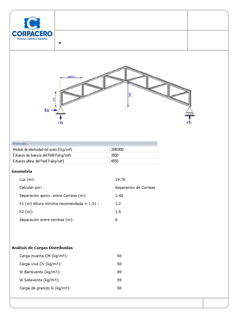cercha tipo cubierta | PDF