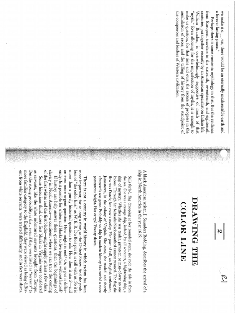 Zinn - Drawing The Color Line | PDF