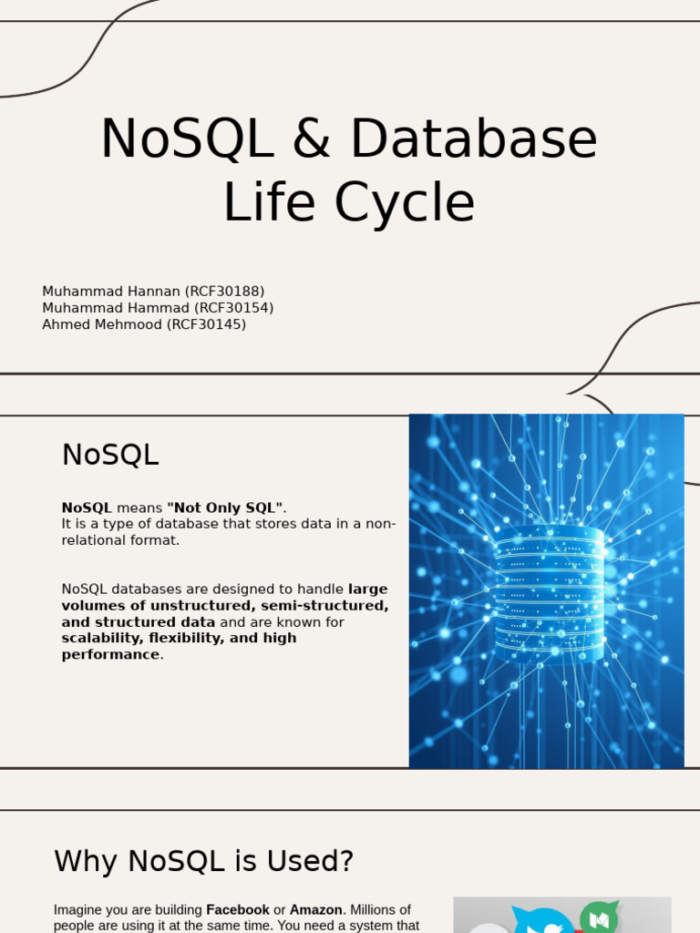 NoSQL & Database Life Cycle Final | PDF | No Sql | Databases
