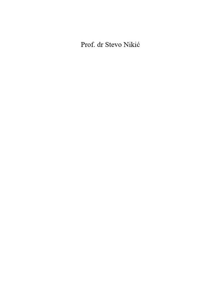 Nikic Istorija Civilizacija Turisticki Vodici | PDF