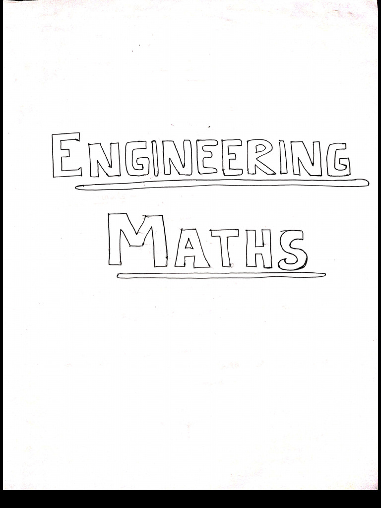 Engineering Mathematics! | PDF
