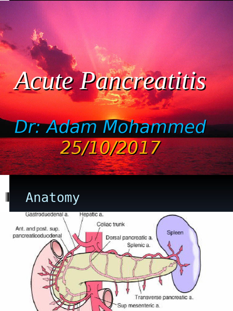 Acute Pancreatitis | PDF | Pancreas | Digestive System