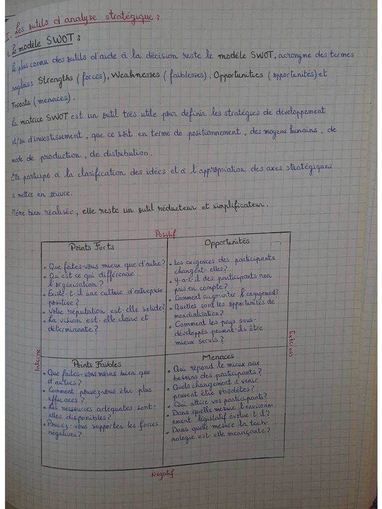 Les Outils D'analyse Stratégique | PDF