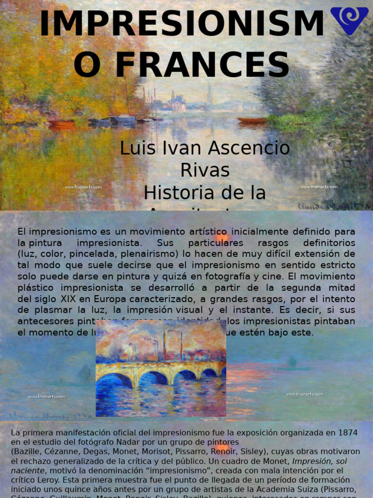 Impresionismo Frances | PDF | Impresionismo | Art Nouveau
