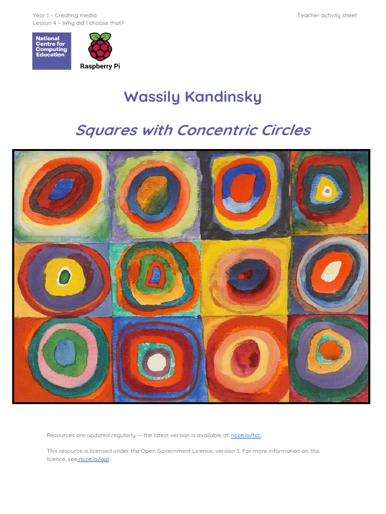 A2 Handout - Wassily Kandinsky Example | PDF