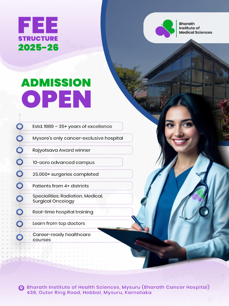 Bharath College Fees Structure 2025-26 Sayaf | PDF