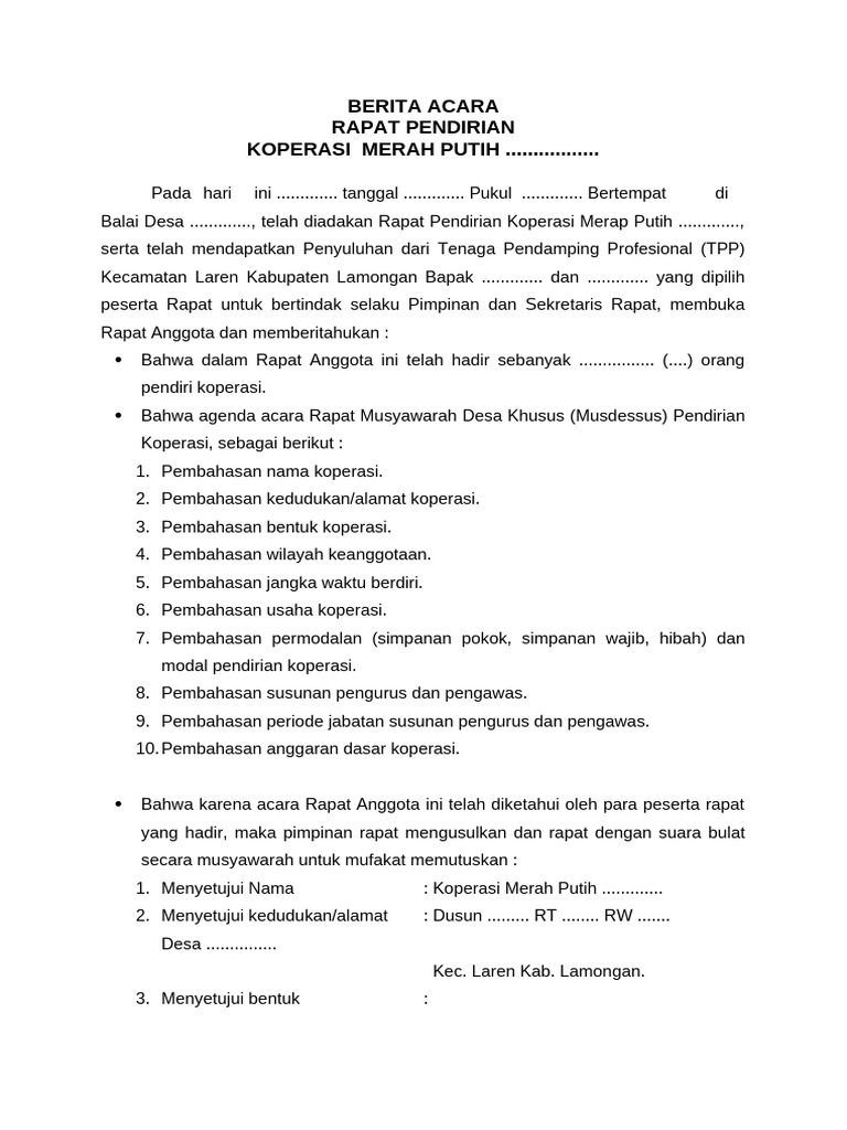 BA Musdessus Koperasi MP 2025 | PDF