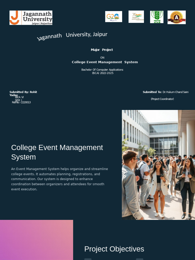 College Event Management System | PDF | Usability | Authentication