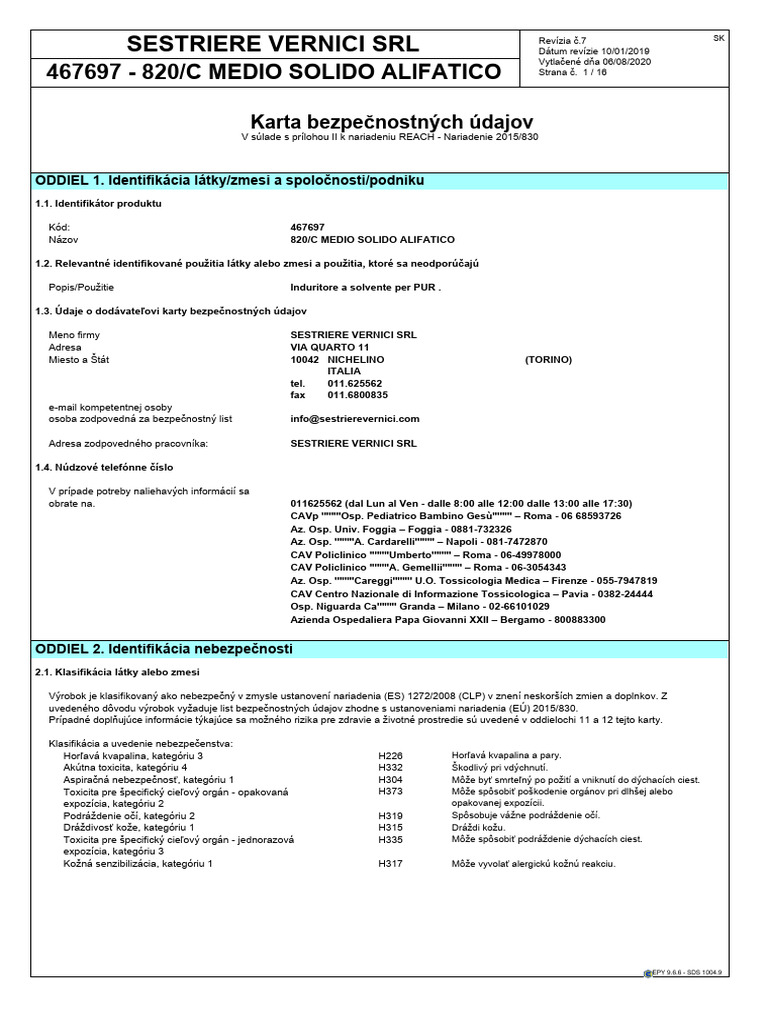 820 C Medio Solido Alifatico | PDF