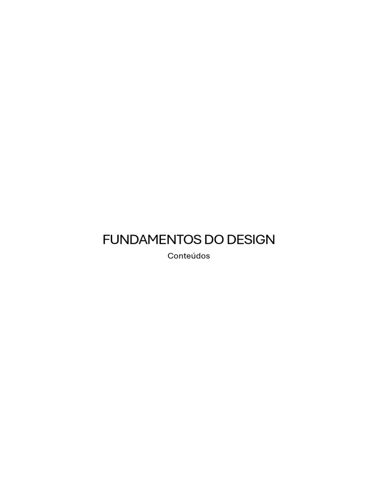 Fundamentos do Design e Moda | PDF | Cor | Esboço