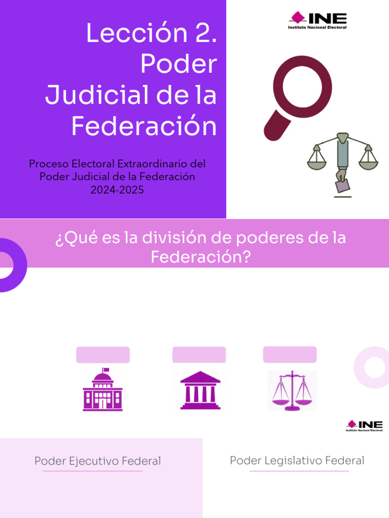 Presentación 2. Poder Judicial de la Federación (PJF) | PDF ...