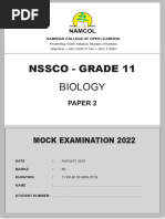 NSSCO & NSSCAS Regional Mock Examination Final | PDF