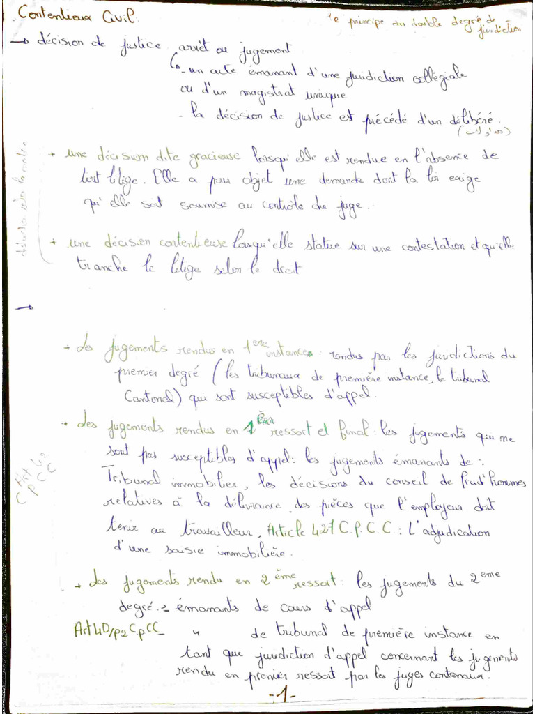 Contentieux 1 - Introduction | PDF