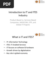 IT & ITES Sector | PDF | Business Process Outsourcing | Outsourcing