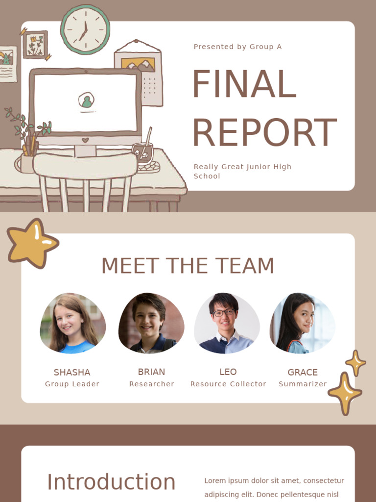 Brown Classic Scrapbook History Class Presentation | PDF