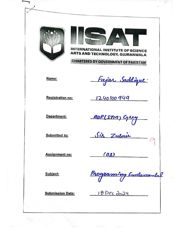 Adp Assignment 1 | PDF