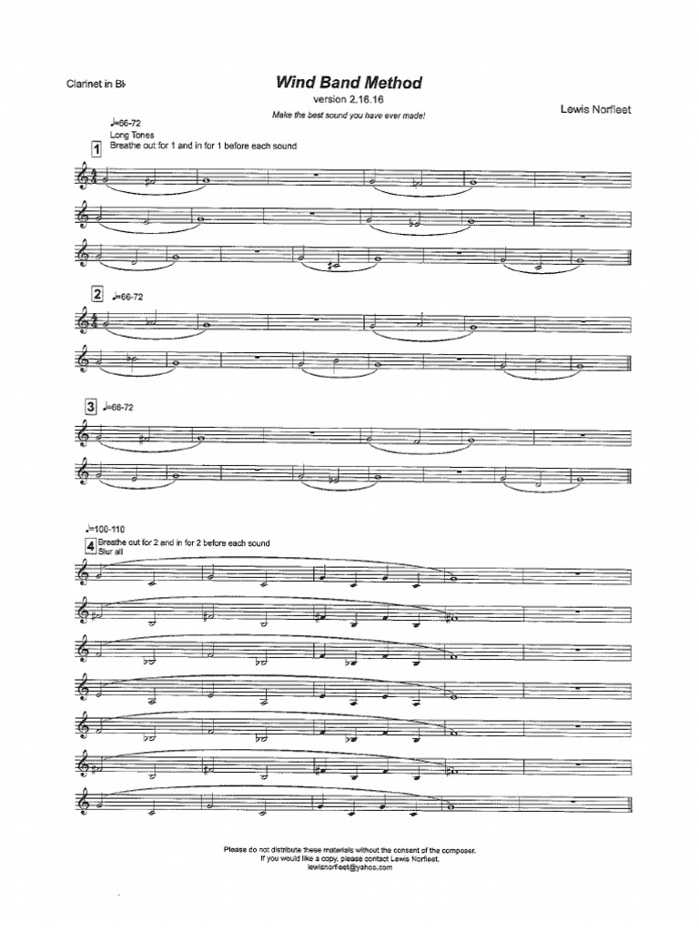 Wind Band Clar | PDF