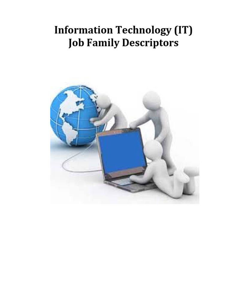 IT Job Family Descriptors 2h4vjc2 | PDF | Computer Network | Security