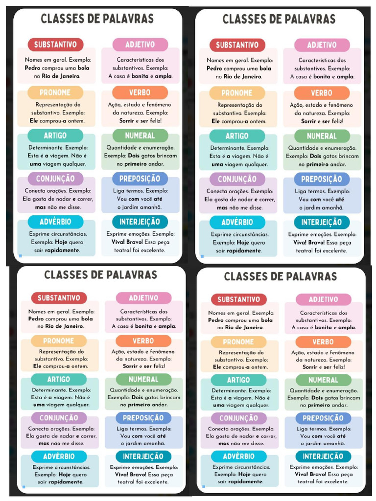 Classes Gramaticais | PDF